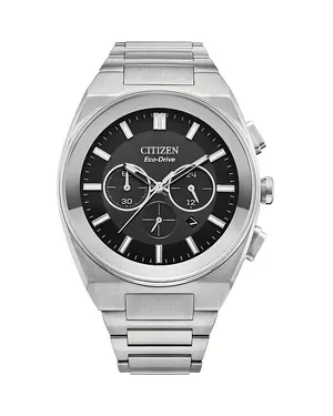 Citizen Eco-drive Modern Axiom Chronograph 43mm - Black/silver