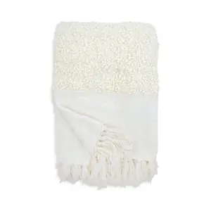 POM POM AT HOME Murphy Throw - Ivory