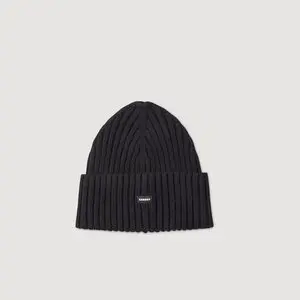 Sandro Knit Beanie - Black