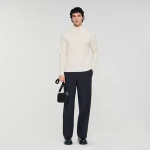 Sandro Zip Up Sweaters For Men