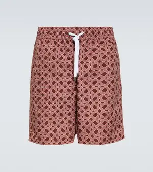 Frescobol Carioca Ipanema Printed Swim Trunks - Blue