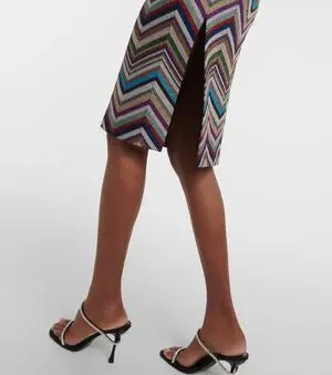 Missoni Zig Zag Wool-blend Pencil Skirt