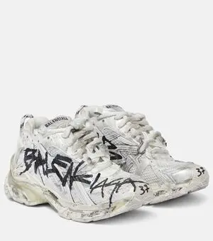 Balenciaga Runner Graffiti Leather Sneakers