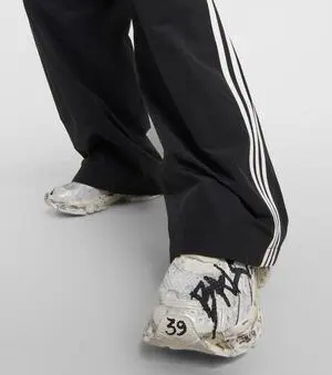 Balenciaga Runner Graffiti Leather Sneakers