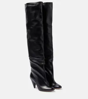 Proenza Schouler Cone Leather Over-the-knee Boots