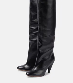 Proenza Schouler Cone Leather Over-the-knee Boots