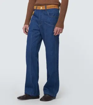 WALES BONNER Cymbal Wide-leg Jeans