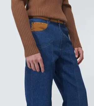 WALES BONNER Cymbal Wide-leg Jeans