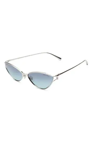 Tiffany & Co. Cat Eye Sunglasses - Silver