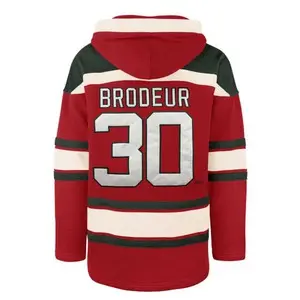 '47 47 Martin Brodeur New Jersey Devils Player Name & Number Lace-up Hoodie