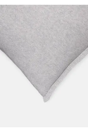 Vince Cashmere Reverse Jersey Pillow - Grey