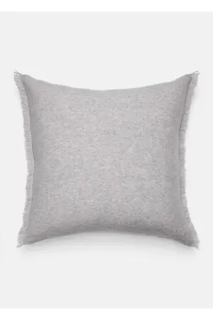 Vince Cashmere Reverse Jersey Pillow - Grey