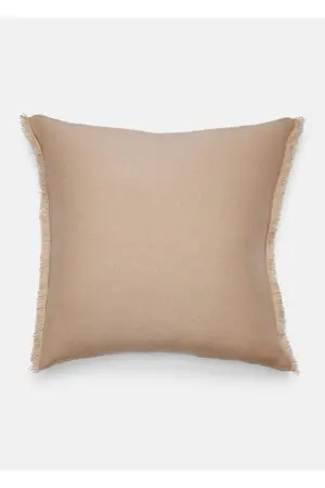 Vince Cashmere Reverse Jersey Pillow Natural