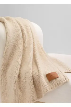 Vince Cashmere-silk Jersey Throw - Natural