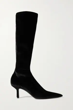 NEOUS Nosa Stretch-velvet Knee Boots