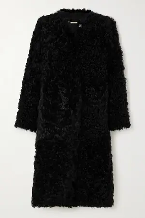 Nour Hammour Net Sustain Sierra Shearling Coat