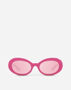 Dolce & Gabbana Dg Crossed Sunglasses - Fuchsia