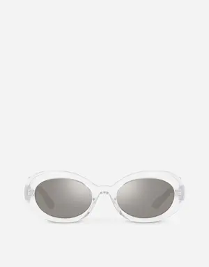 Dolce & Gabbana Dg Crossed Sunglasses - Silver