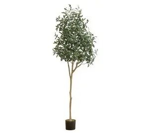 NEARLY NATURAL 6-ft Artificial Olive Tree - One-color