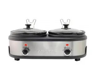 COURANT 5-quart Double Slow Cook Er - One-color