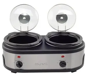 COURANT 3.2-quart Double Slow Co Oker