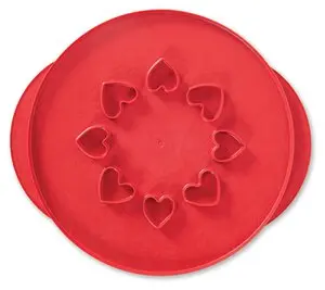 NORDICWARE Lattice & Hearts Pie Top Cutter