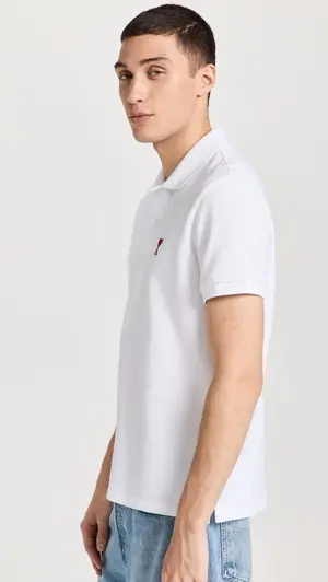 AMI Paris De Coeur Polo Shirt
