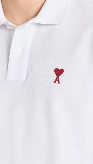 AMI Paris De Coeur Polo Shirt