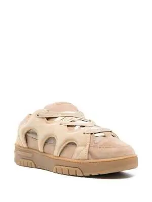 SANTHA Suede Sneakers - Neutrals