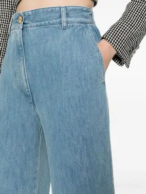 PATOU Iconic Cuffed Jeans - Blue
