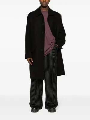 Rick Owens Jumbo Virgin Wool Single-breasted Coat