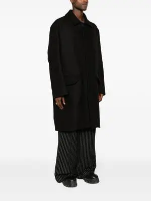 Rick Owens Jumbo Virgin Wool Single-breasted Coat