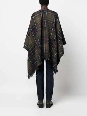 Barbour Montieth Check-pattern Poncho