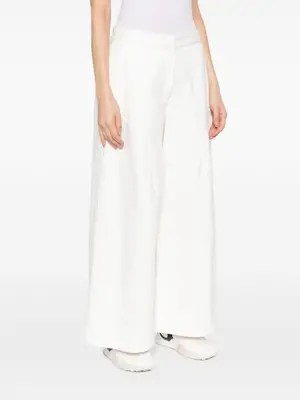 JIL SANDER Wide-leg Trousers - White