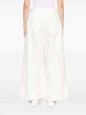 JIL SANDER Wide-leg Trousers - White