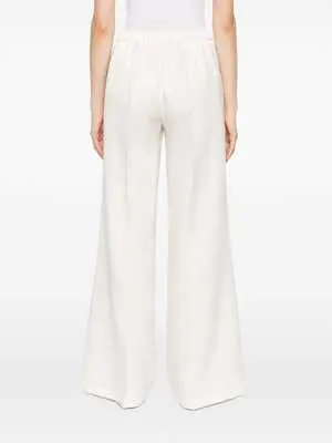 FORTE_FORTE Fine-ribbed Wide-leg Trousers