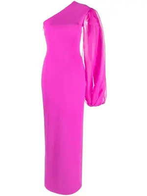 Solace London Puff Sleeve Evening Dresses