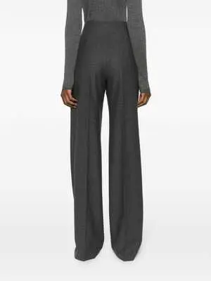 Alberta Ferretti Virgin Wool Wide-leg Trousers