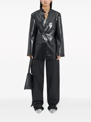 MAISON MARGIELA Coated Single-breasted Blazer