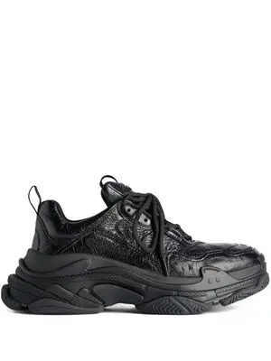 Balenciaga Triple S Lambskin Sneakers