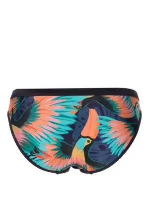 DUSKII Tropical-print Bikini Bottom