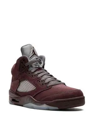 JORDAN Air High-top Sneakers - Red