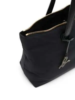 AGNES B. Logo-plaque Zipped Tote