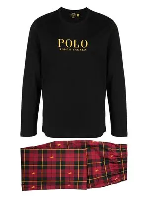 Polo Ralph Lauren Check-print Cotton Pyjamas - Red