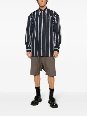 VIVIENNE WESTWOOD Orb-logo Stripe-print Shirt