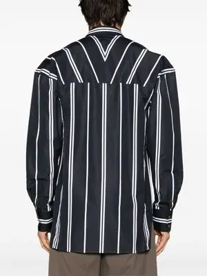 VIVIENNE WESTWOOD Orb-logo Stripe-print Shirt