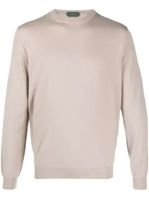 ZANONE Virgin Wool Blend Jumper - Neutrals