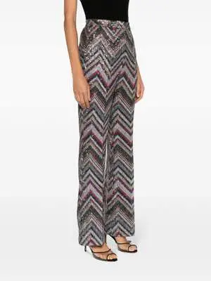Missoni Sequin-embellished Flared Trousers