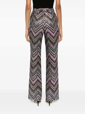 Missoni Sequin-embellished Flared Trousers