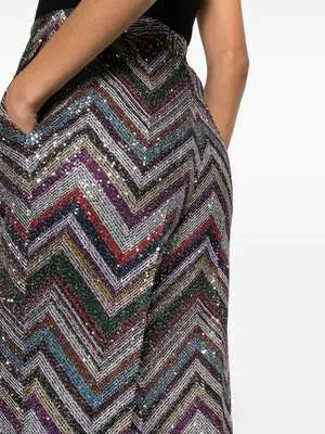 Missoni Sequin-embellished Flared Trousers